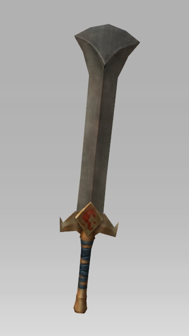 Free Obj Model Sword