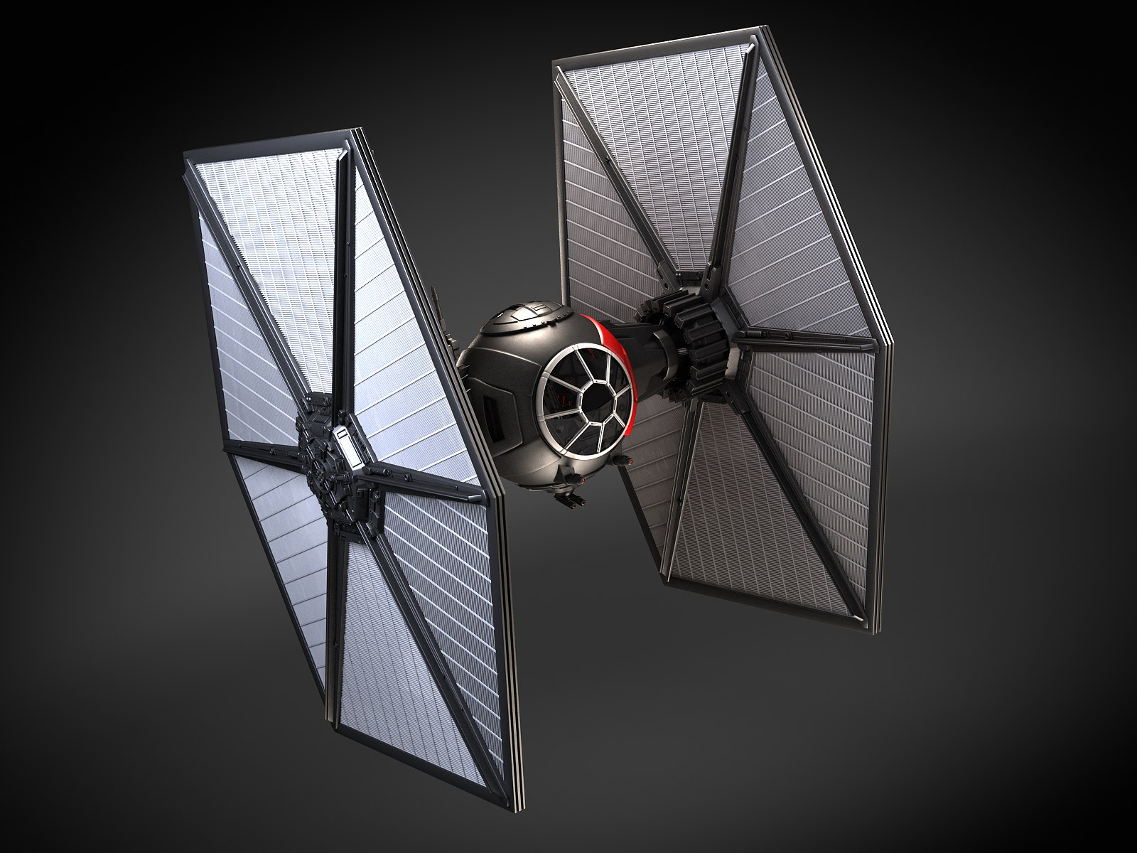3d star wars tie fighter model