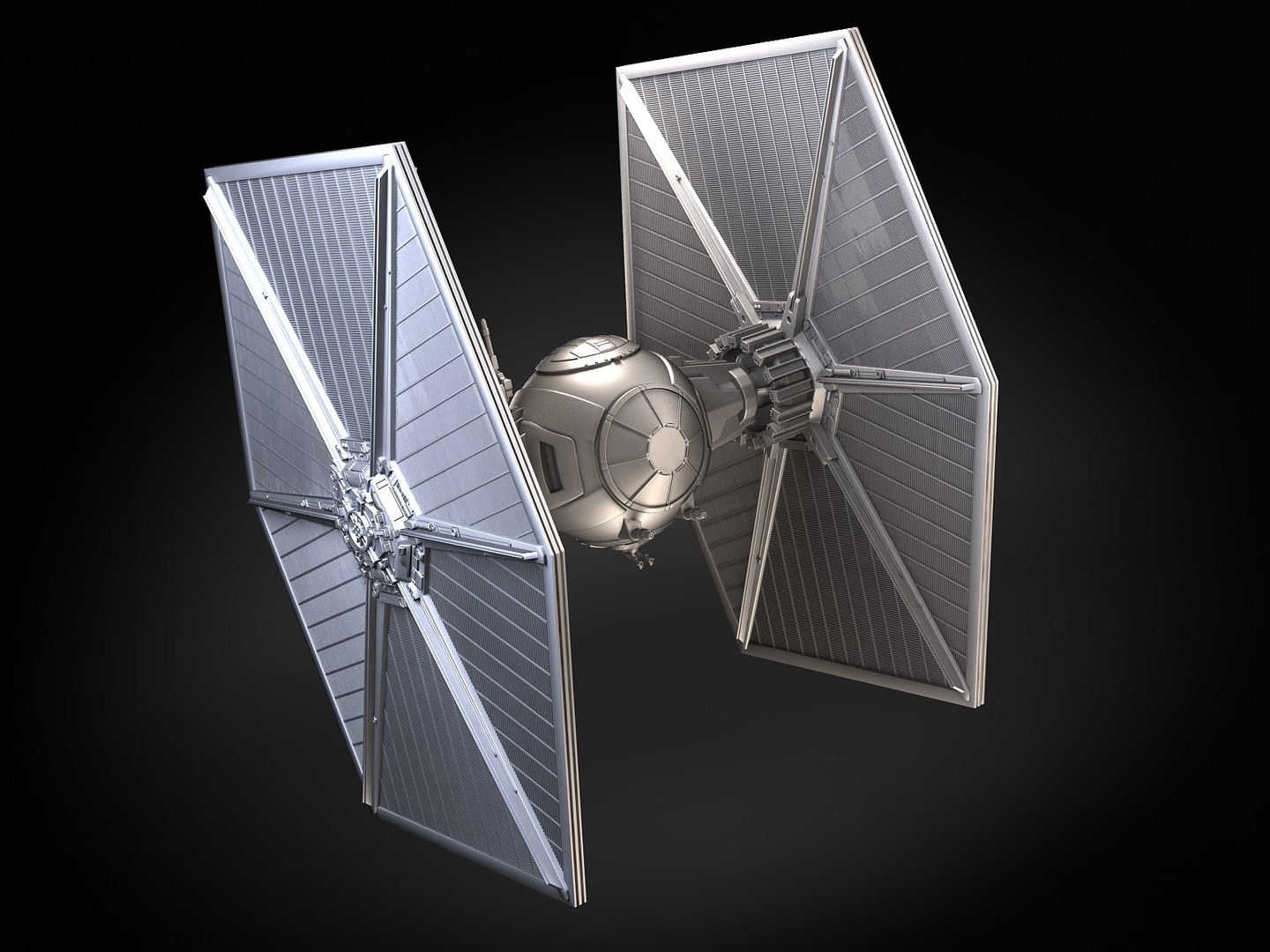 3d Star Wars Tie Fighter Model