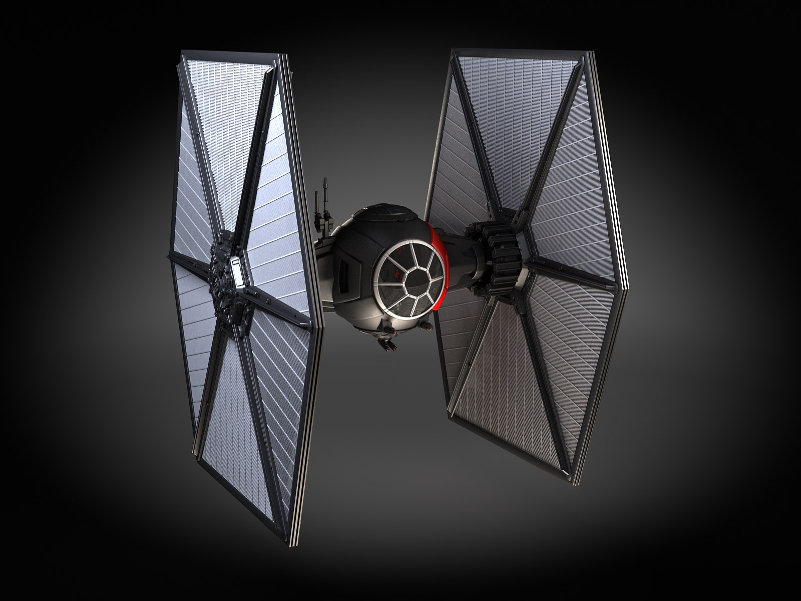 3d star wars tie fighter model