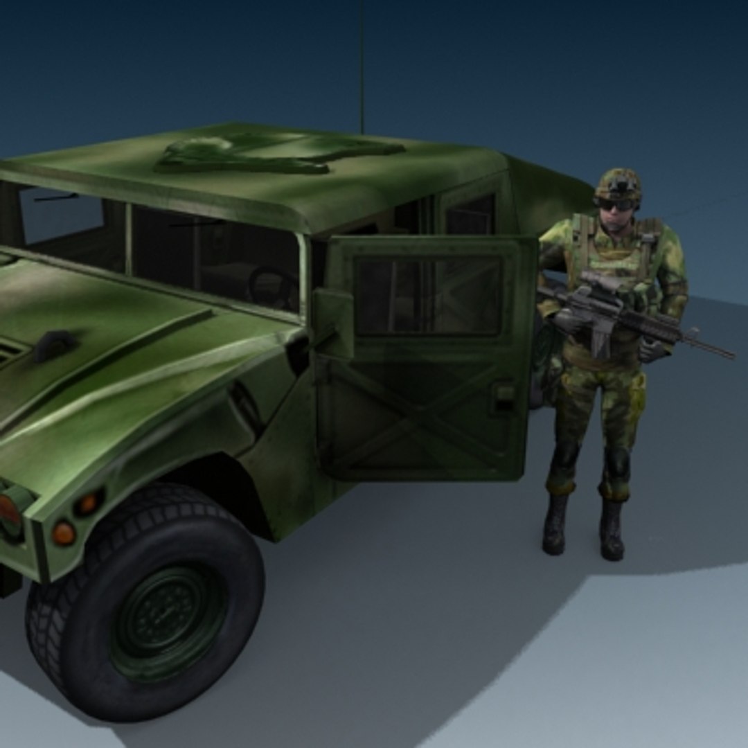 ranger hummer 3d max