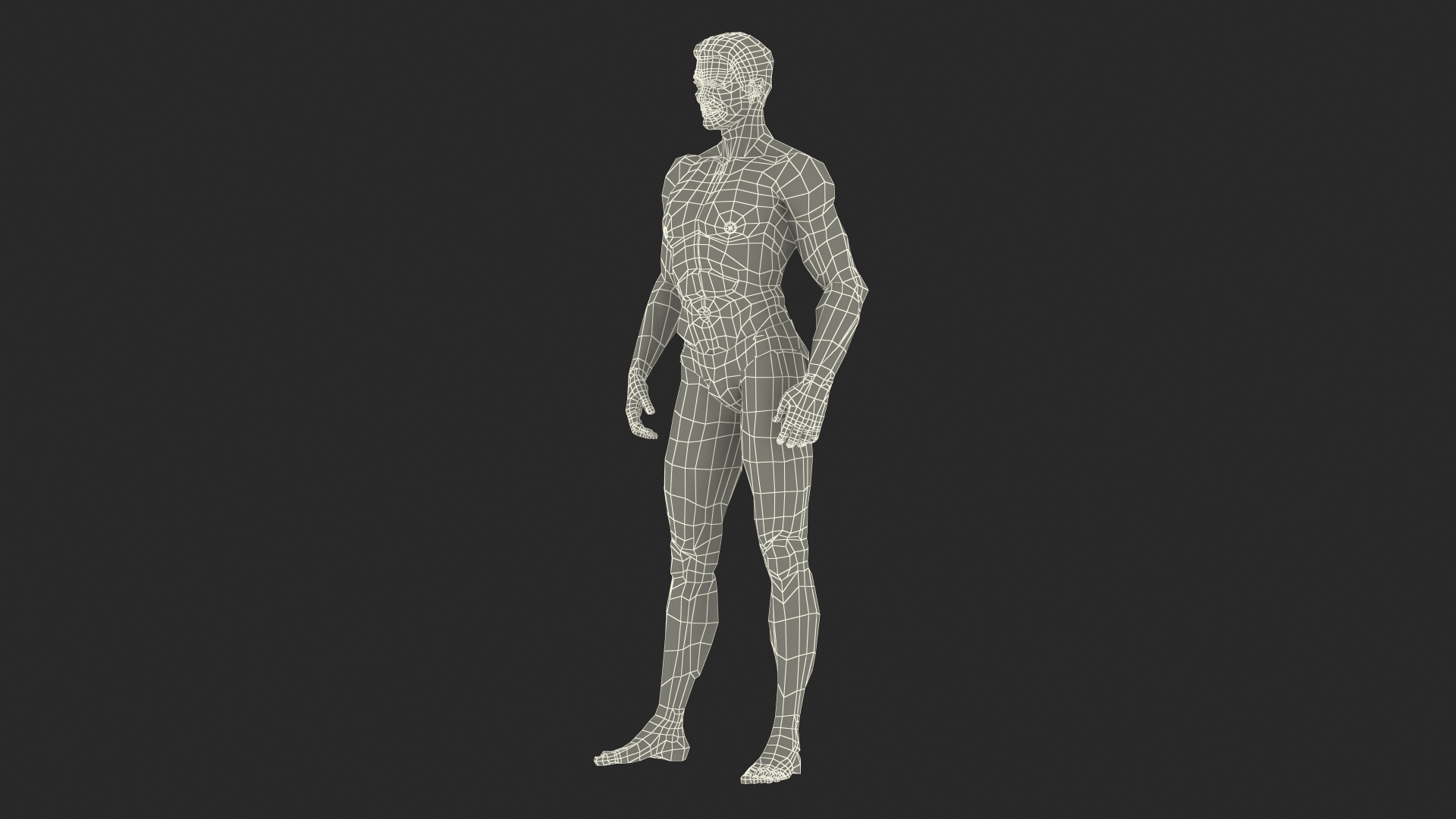 3D Fit Athletic Man Model - TurboSquid 1518224