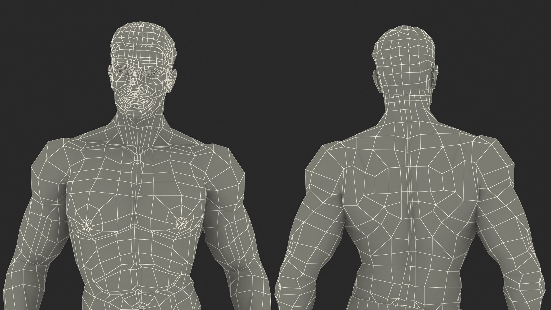 3D Fit Athletic Man Model - TurboSquid 1518224