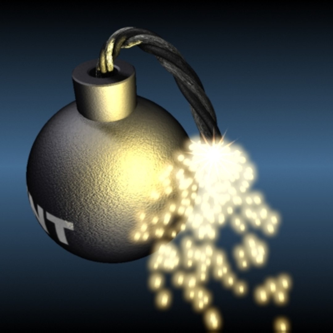 3ds Max Cartoon Bomb