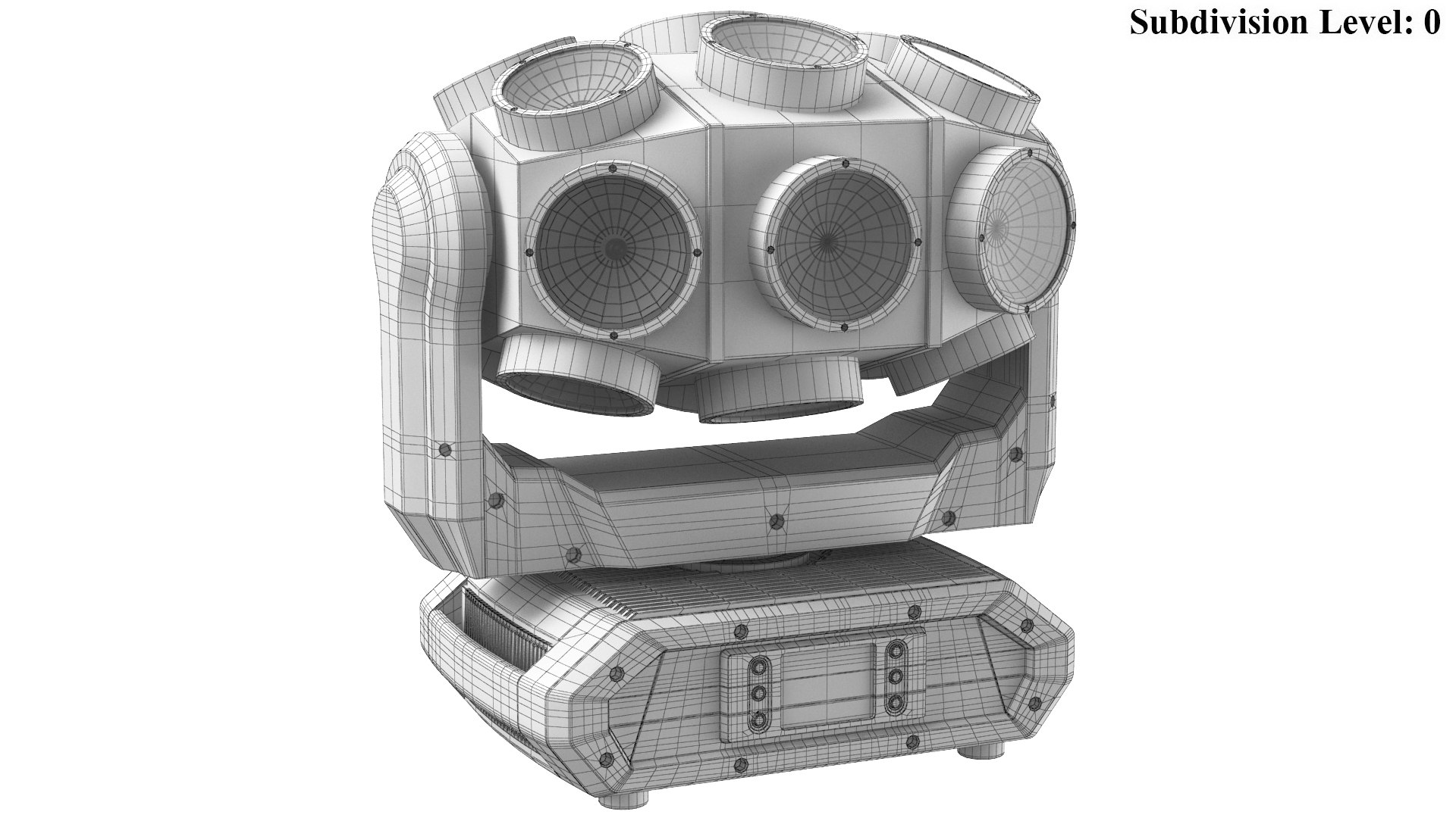 3D Detailed Stage Light Fog Machine - TurboSquid 2106965