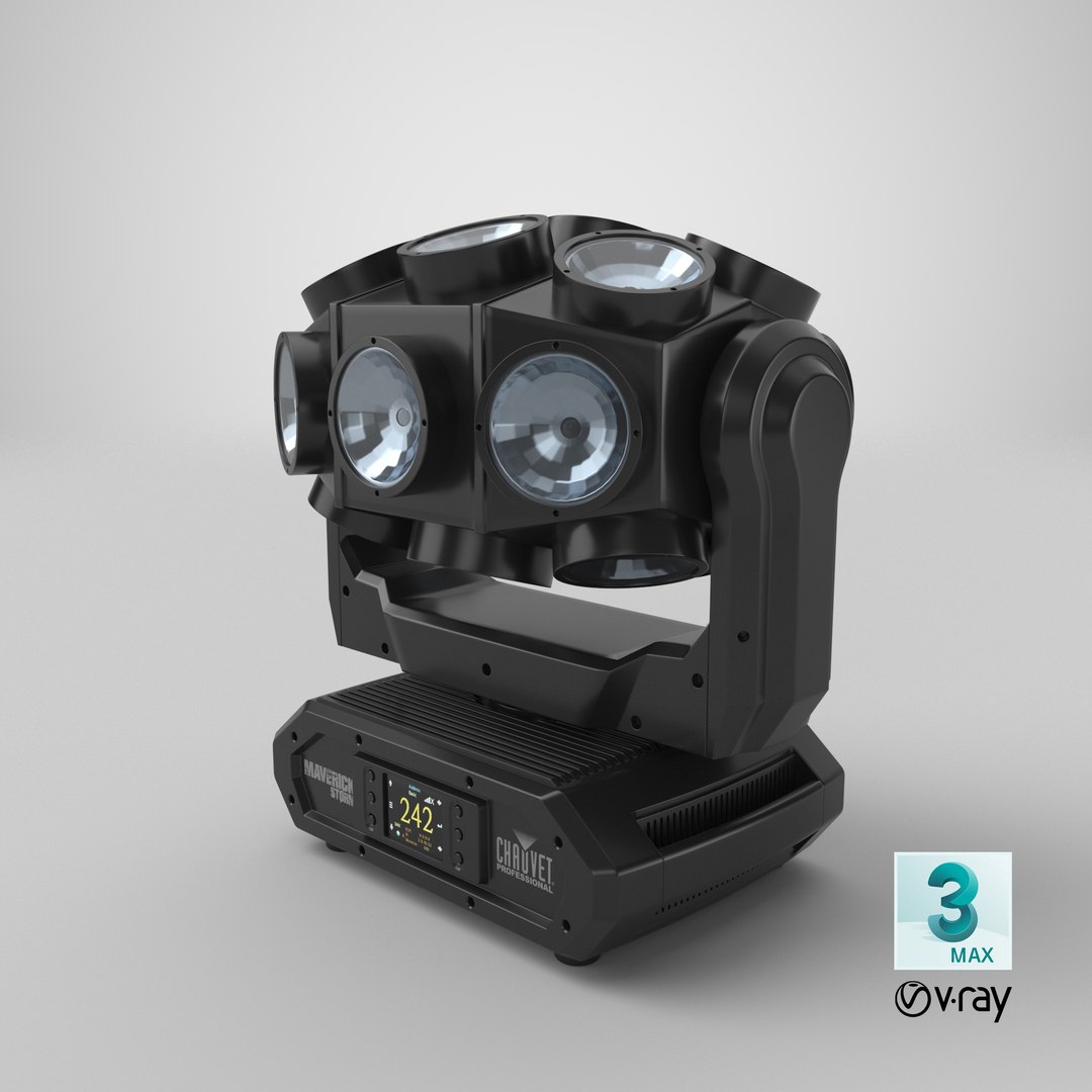 3D Detailed Stage Light Fog Machine - TurboSquid 2106965