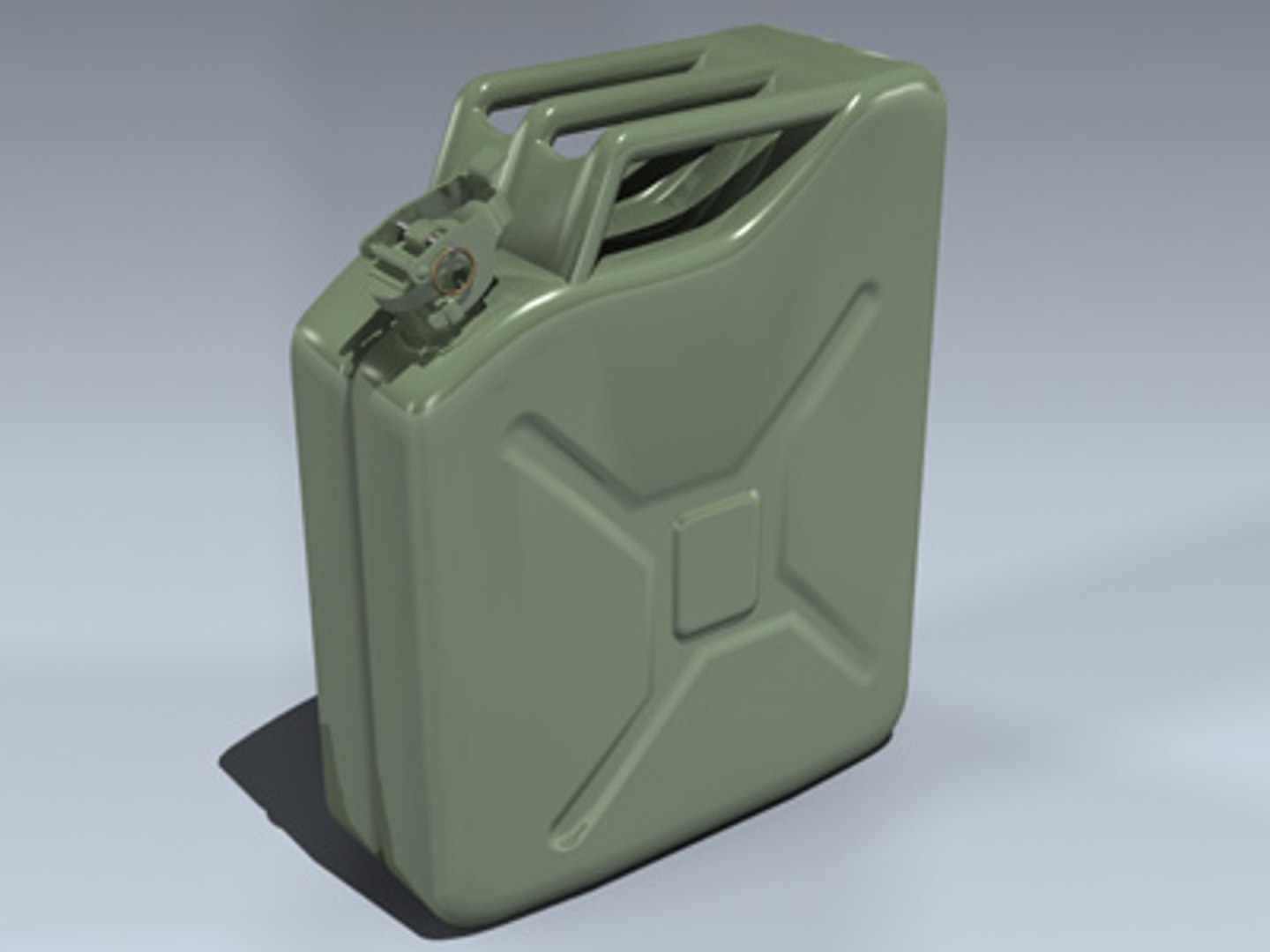 Liter Military Fuel 3d Model