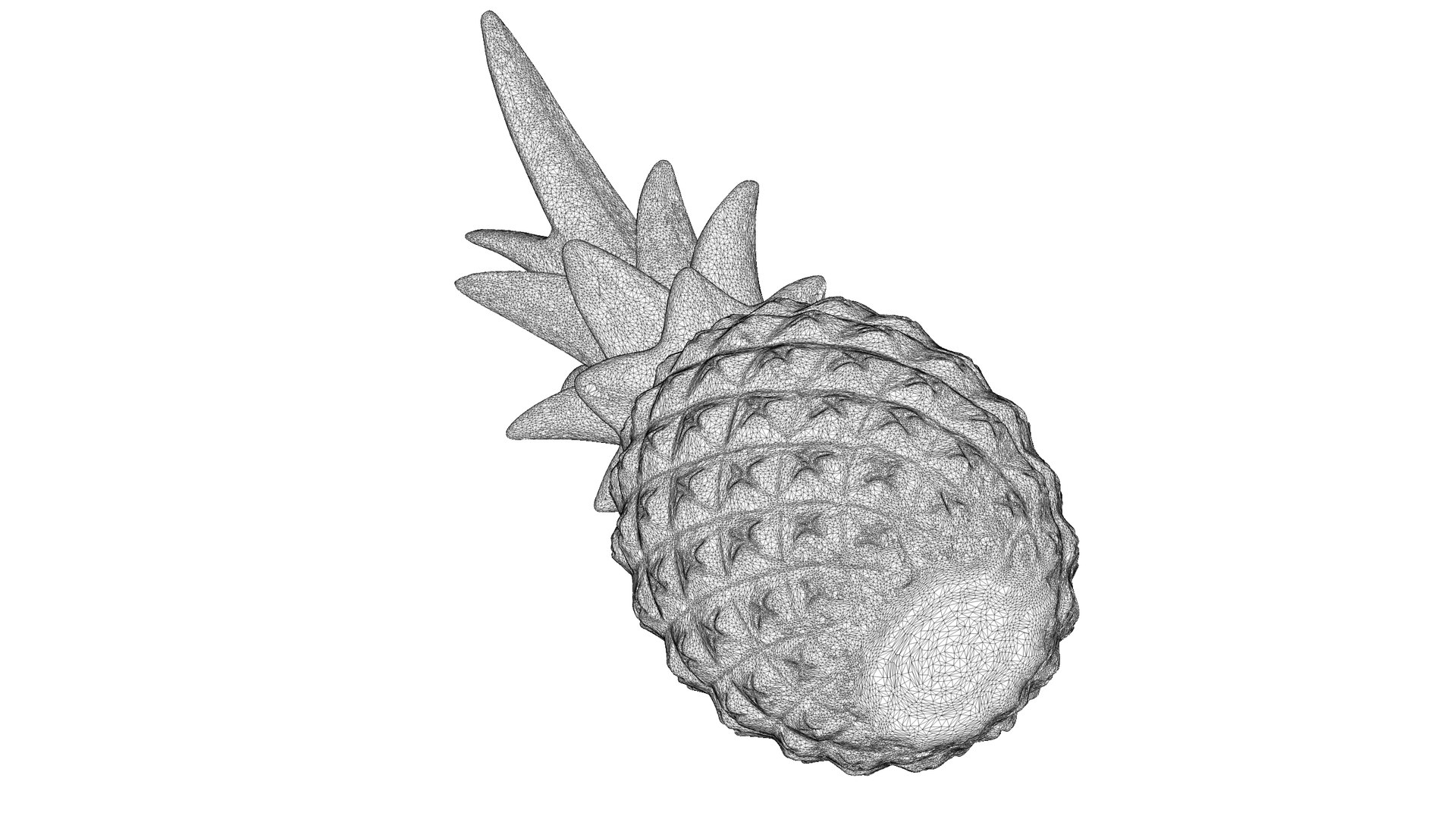 3D Pineapple For 3D Printing Model - TurboSquid 2284398