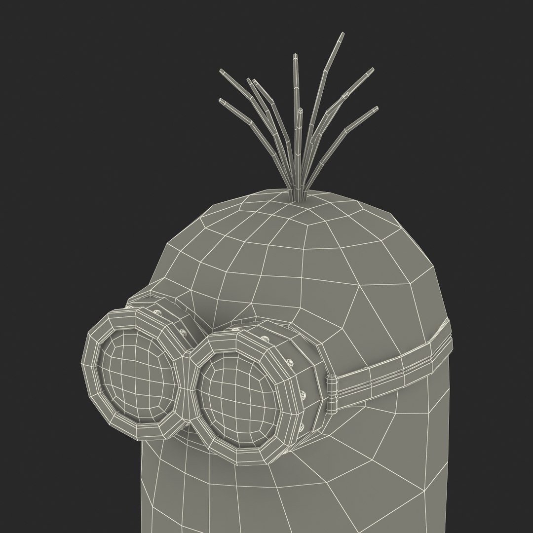 3d Tall Eyed Minion Pose