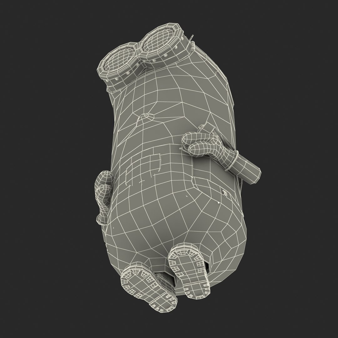 3d Tall Eyed Minion Pose