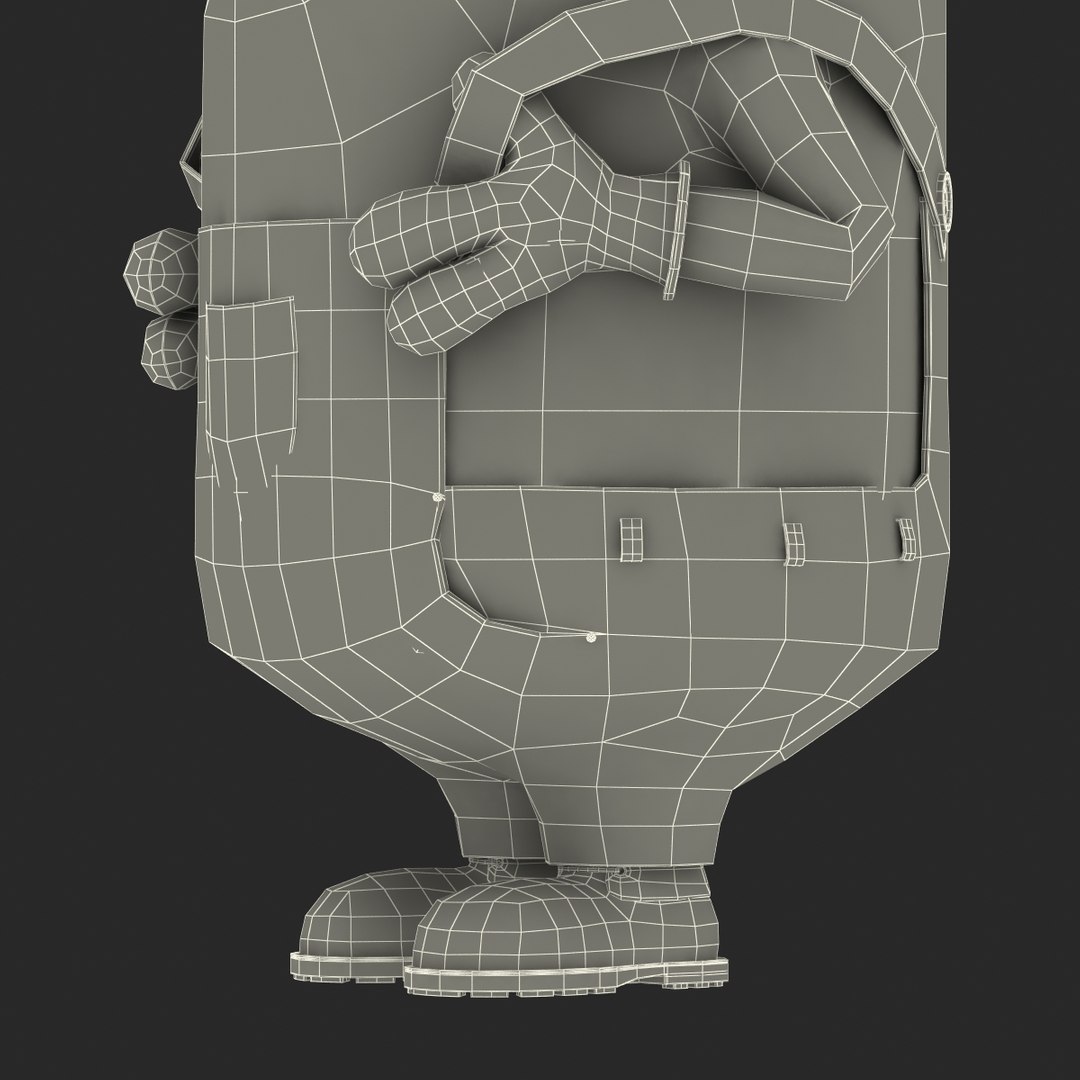 3d Tall Eyed Minion Pose