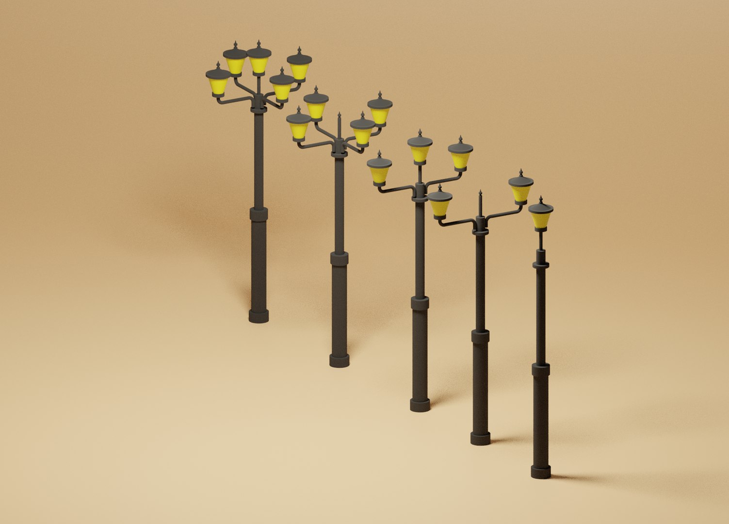 3D Model Street Light - TurboSquid 1660037