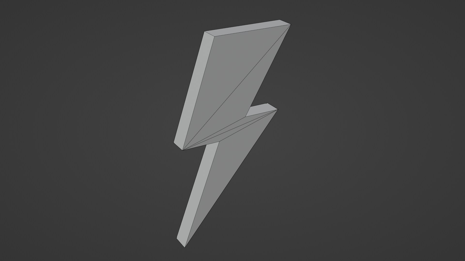 3D Model Lightning Icon - TurboSquid 2136895