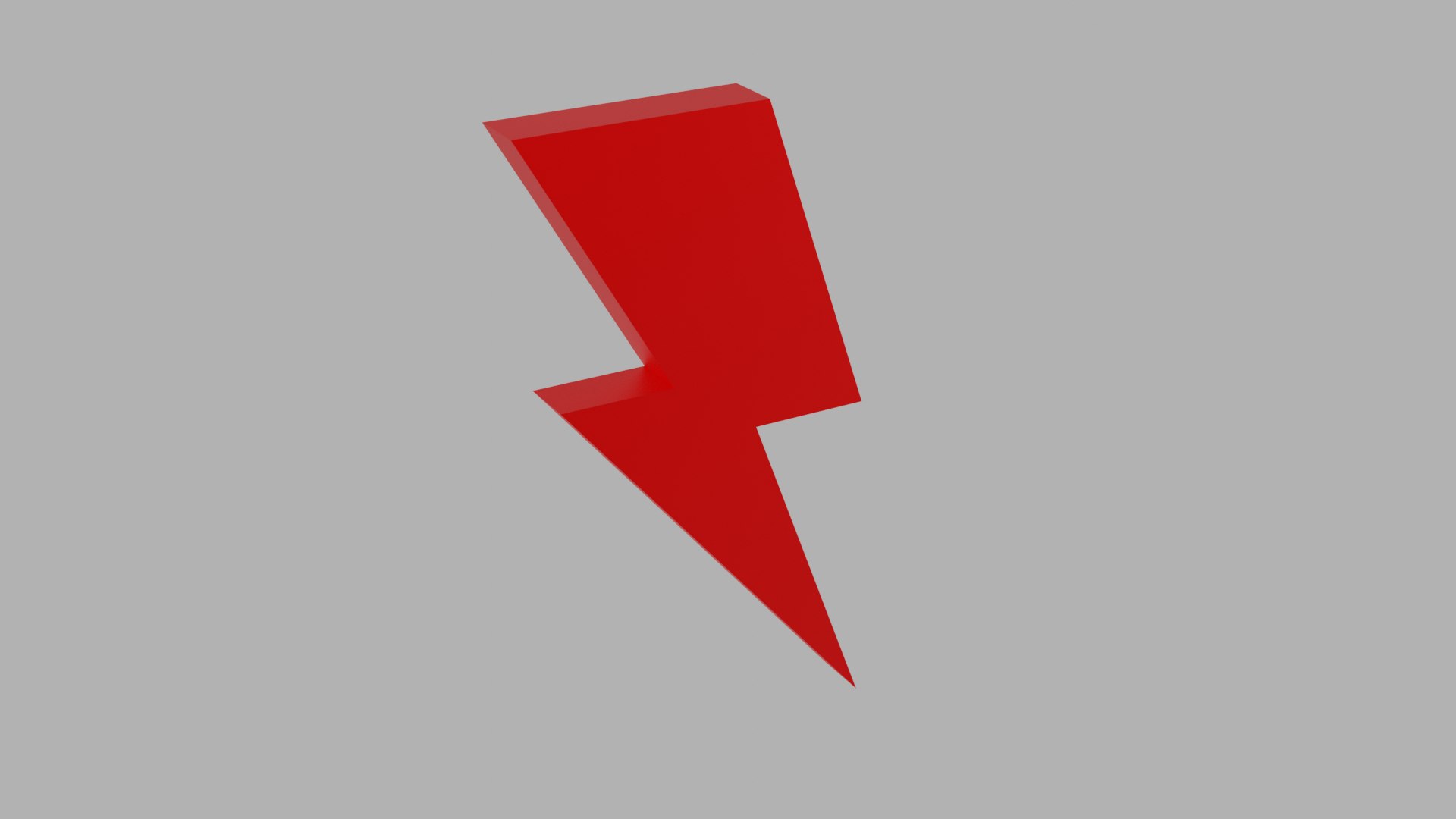3D Model Lightning Icon - TurboSquid 2136895