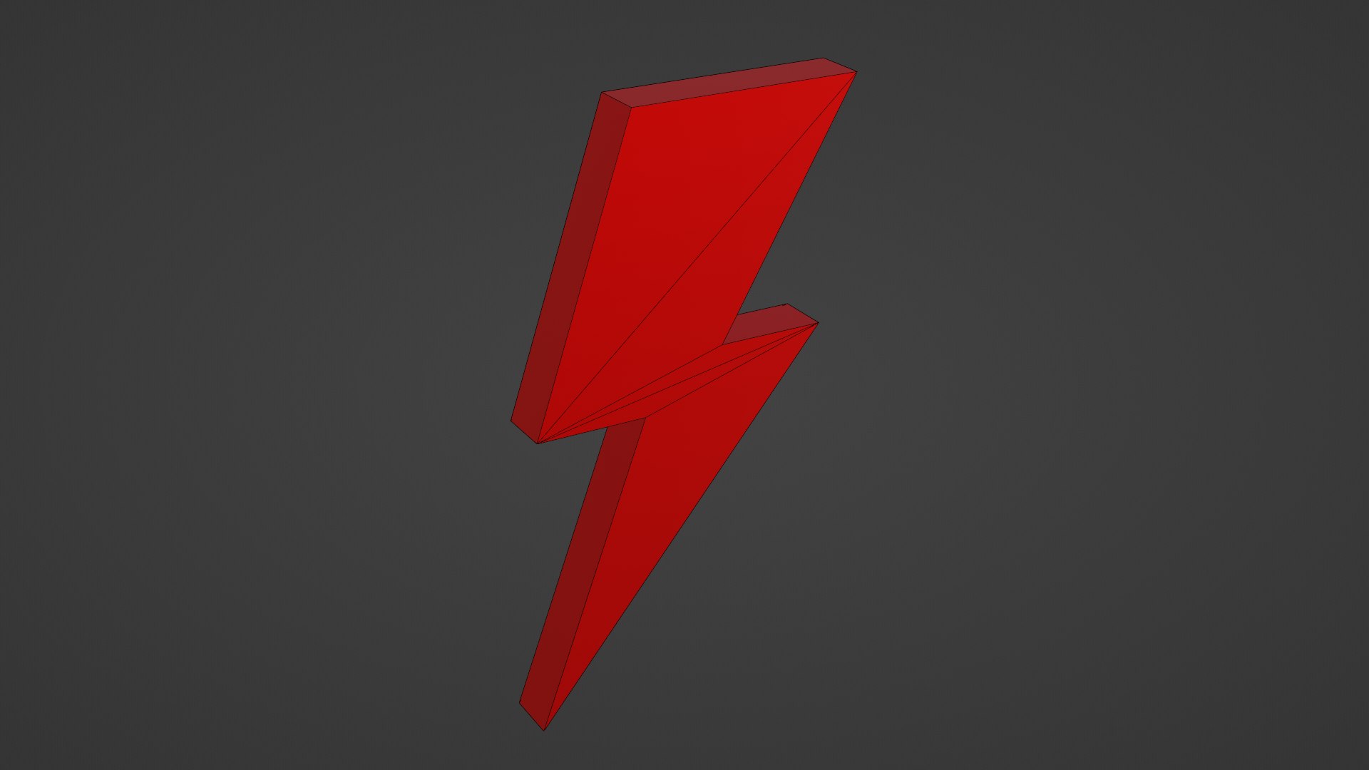 3D Model Lightning Icon - TurboSquid 2136895