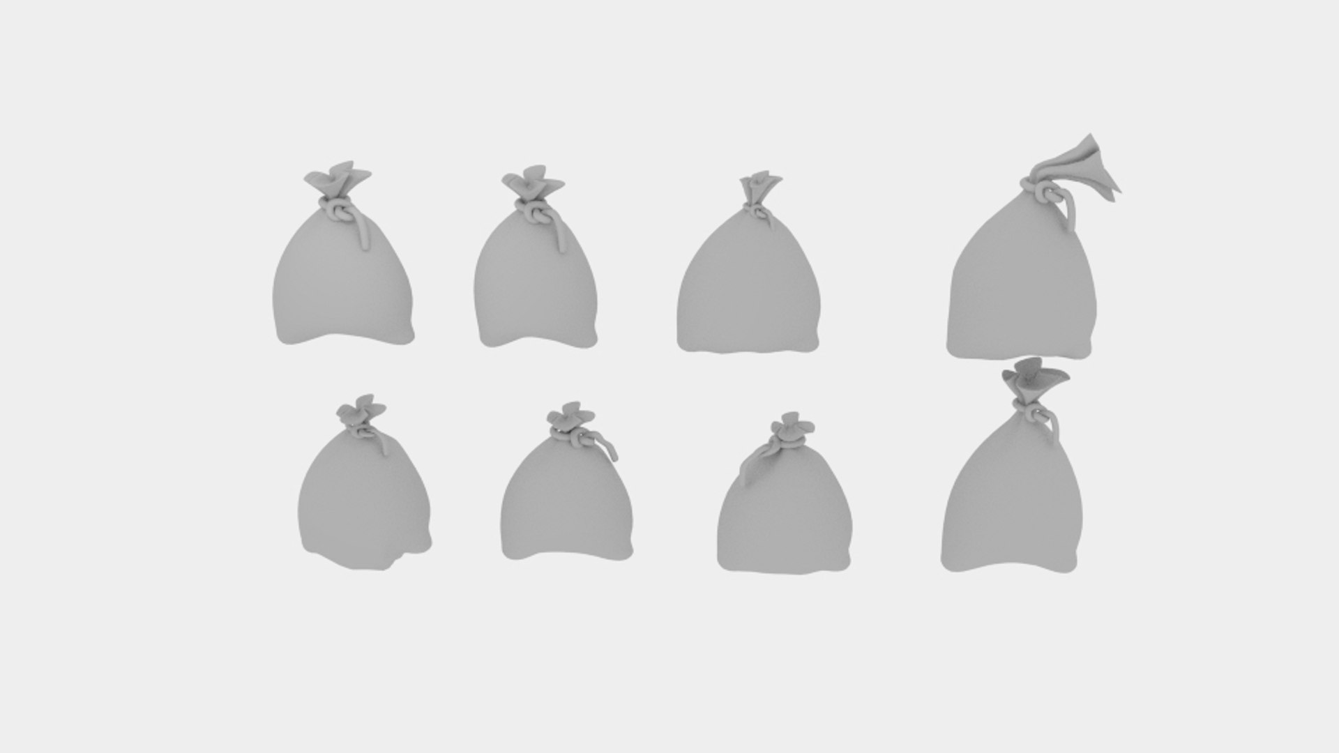 Bag sack pack 3D model - TurboSquid 1279265