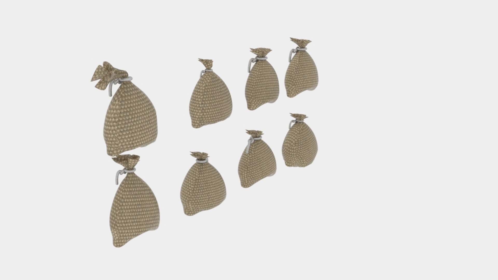 Bag sack pack 3D model - TurboSquid 1279265