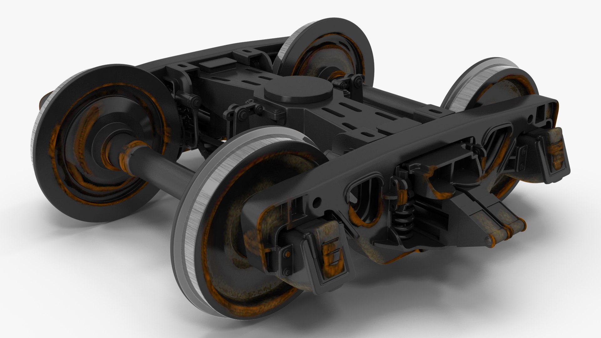 Old Railway Wheels 3D Model - TurboSquid 2146612