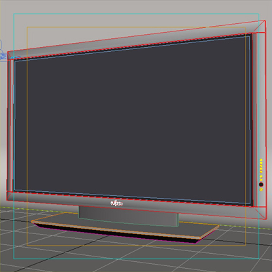 3d Fujitsu Plasmavision Television Plasma Model