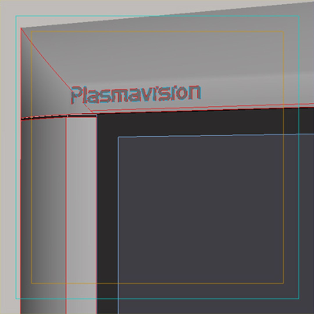 3d Fujitsu Plasmavision Television Plasma Model
