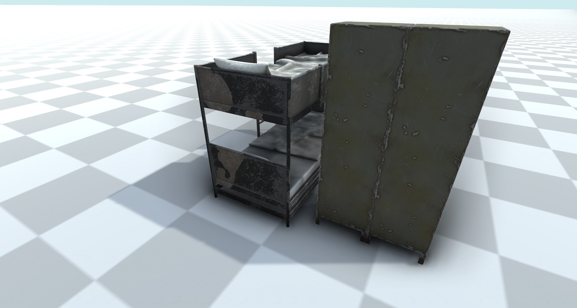 3D Military Barrack Interieur Model - TurboSquid 2153672