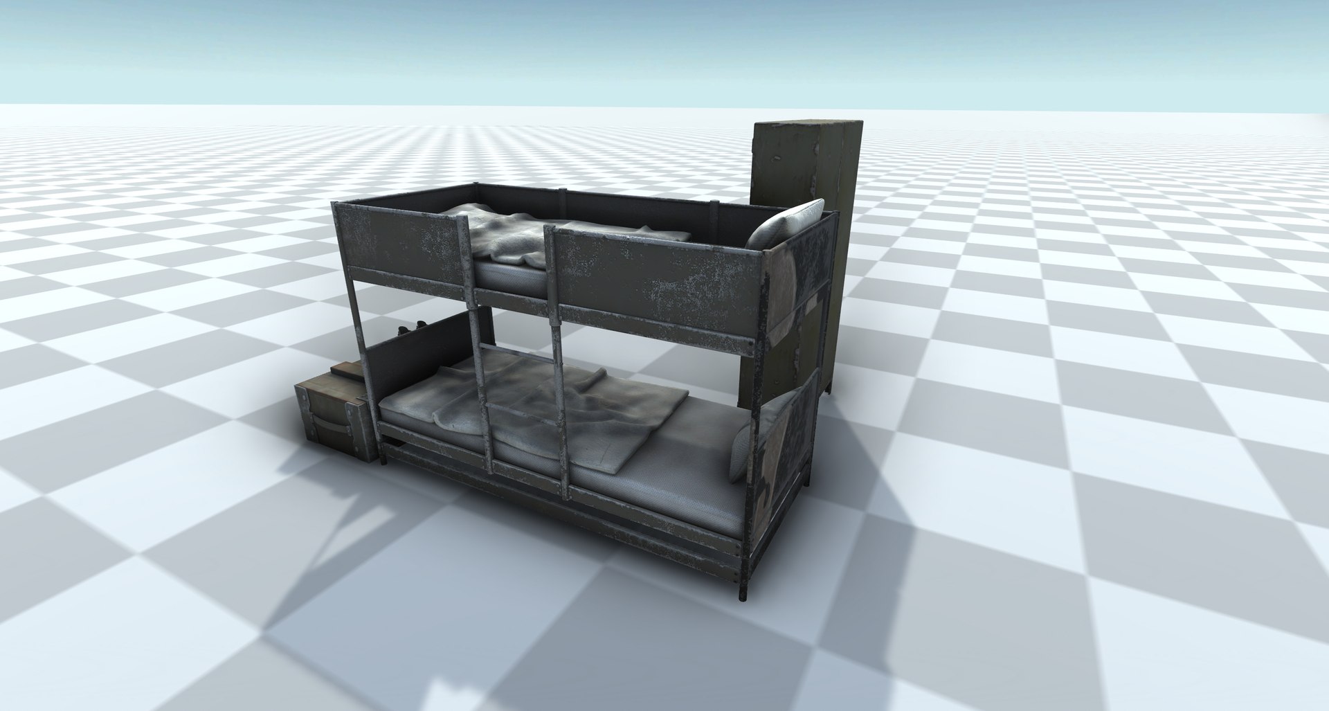 3D Military Barrack Interieur Model - TurboSquid 2153672