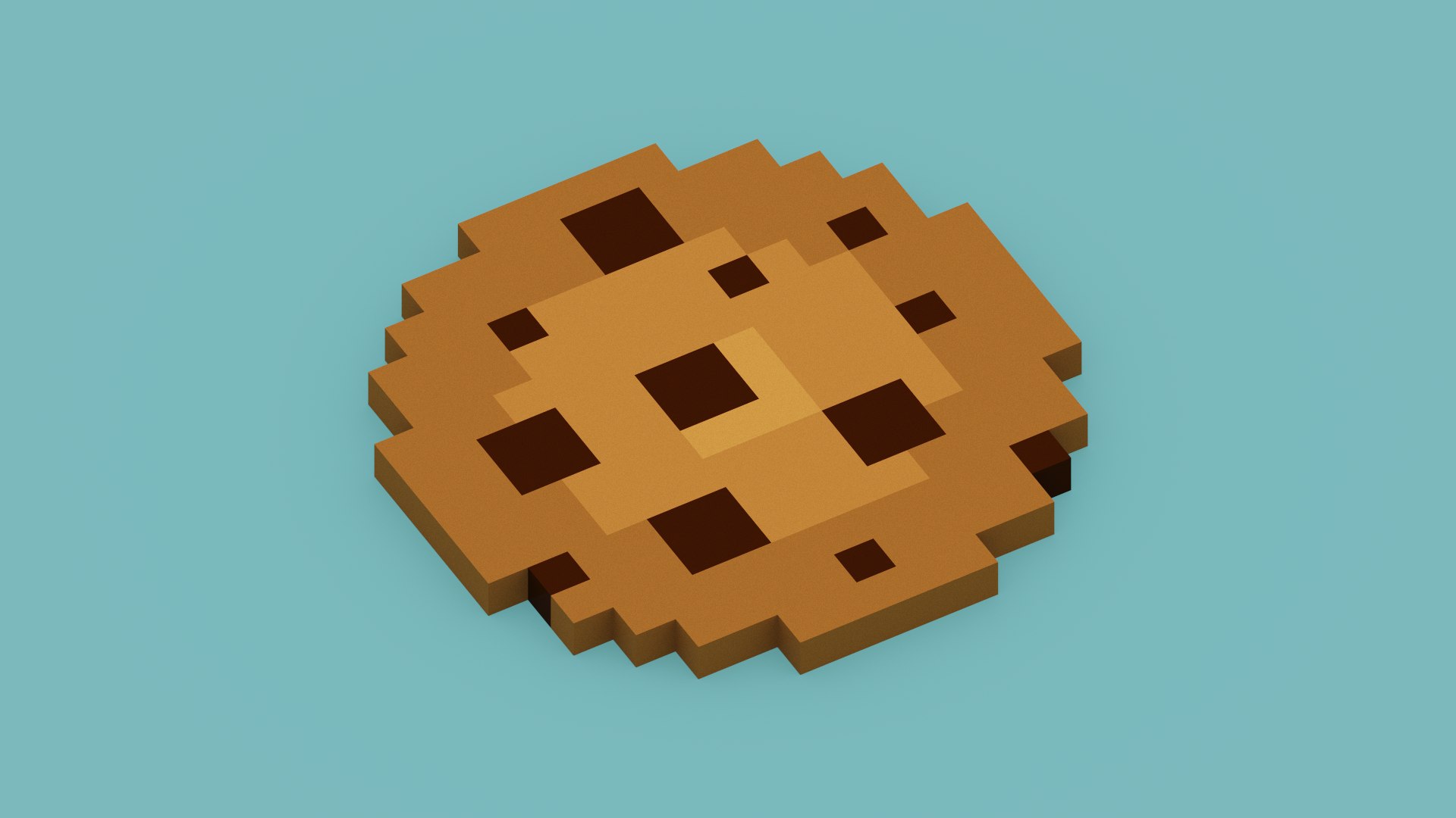 3D Model Voxel Cookie - TurboSquid 2050742
