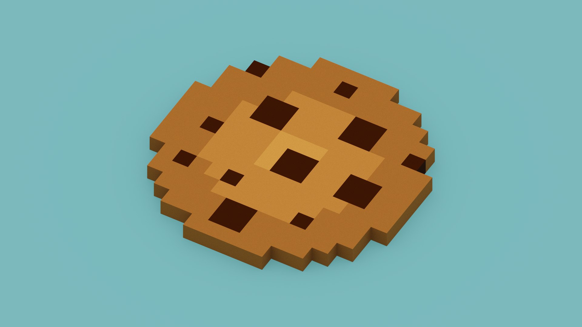 3D Model Voxel Cookie - TurboSquid 2050742