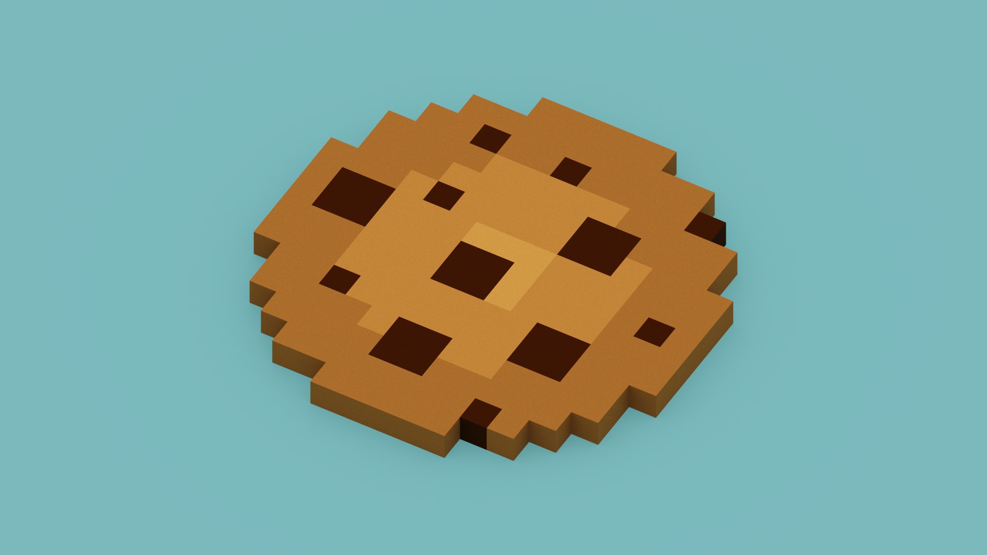 3D Model Voxel Cookie - TurboSquid 2050742