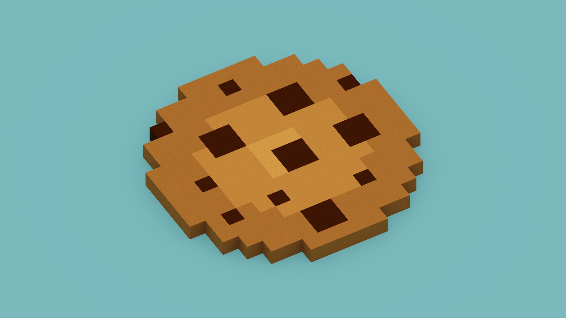 3D Model Voxel Cookie - TurboSquid 2050742