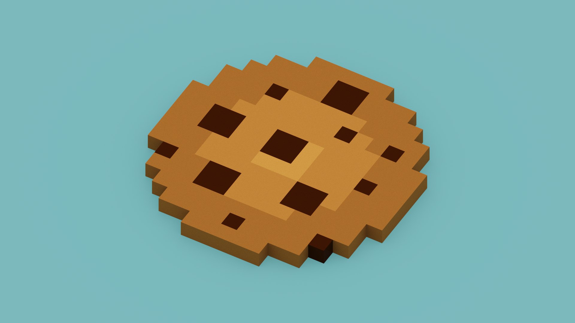 3D Model Voxel Cookie - TurboSquid 2050742