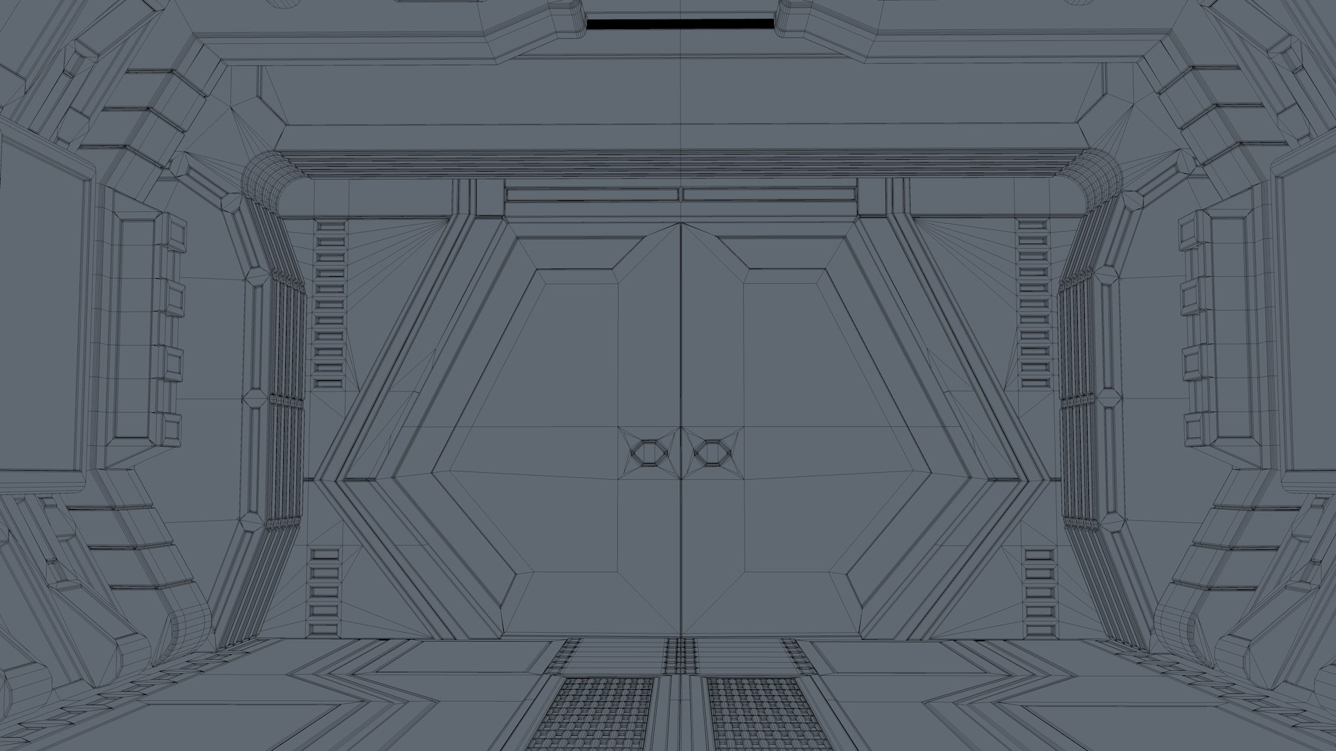 3D Model Sci Fi Corridor - TurboSquid 2517972