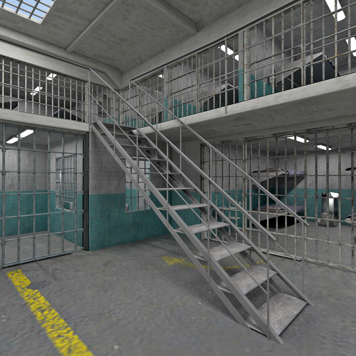 max prison interior scene