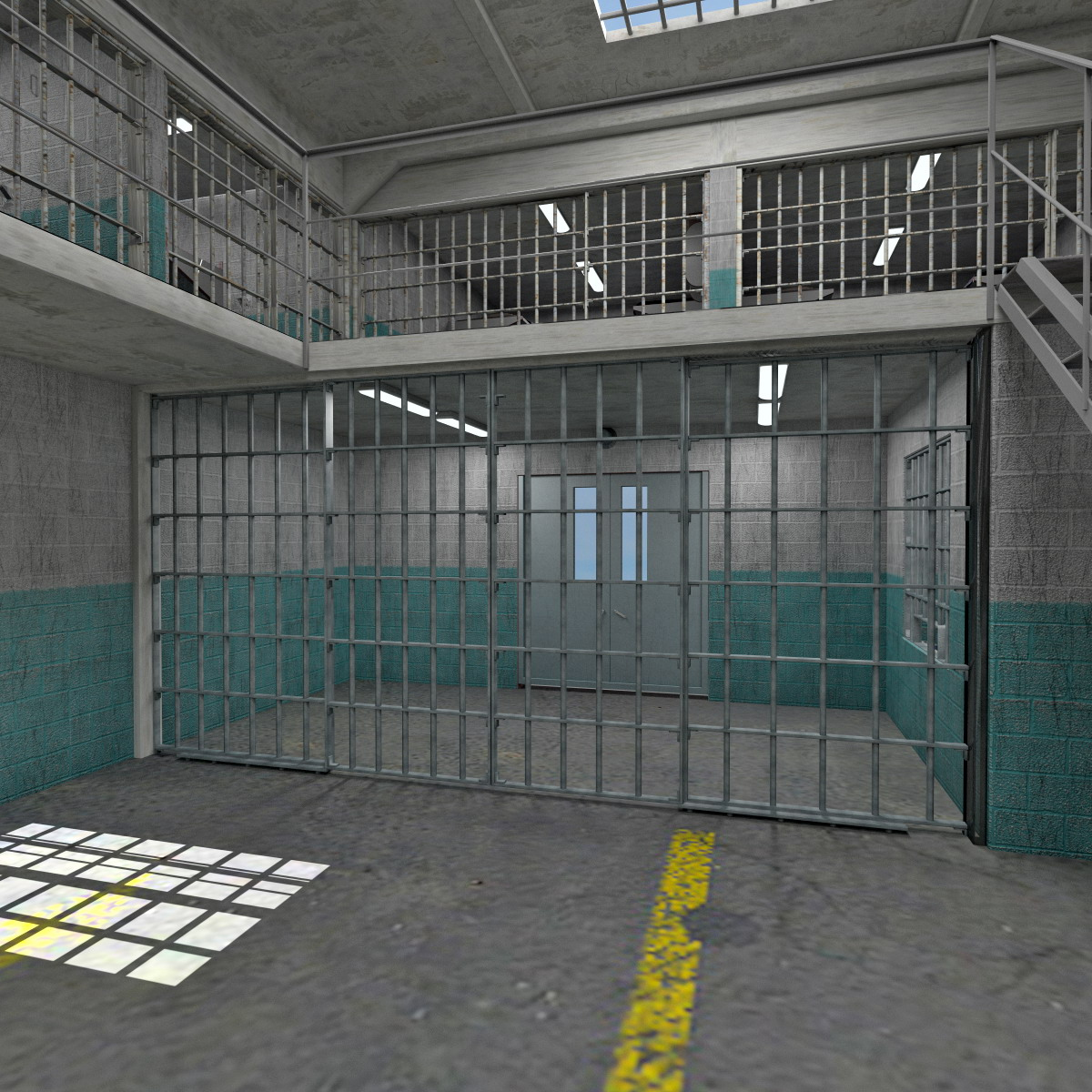 max prison interior scene