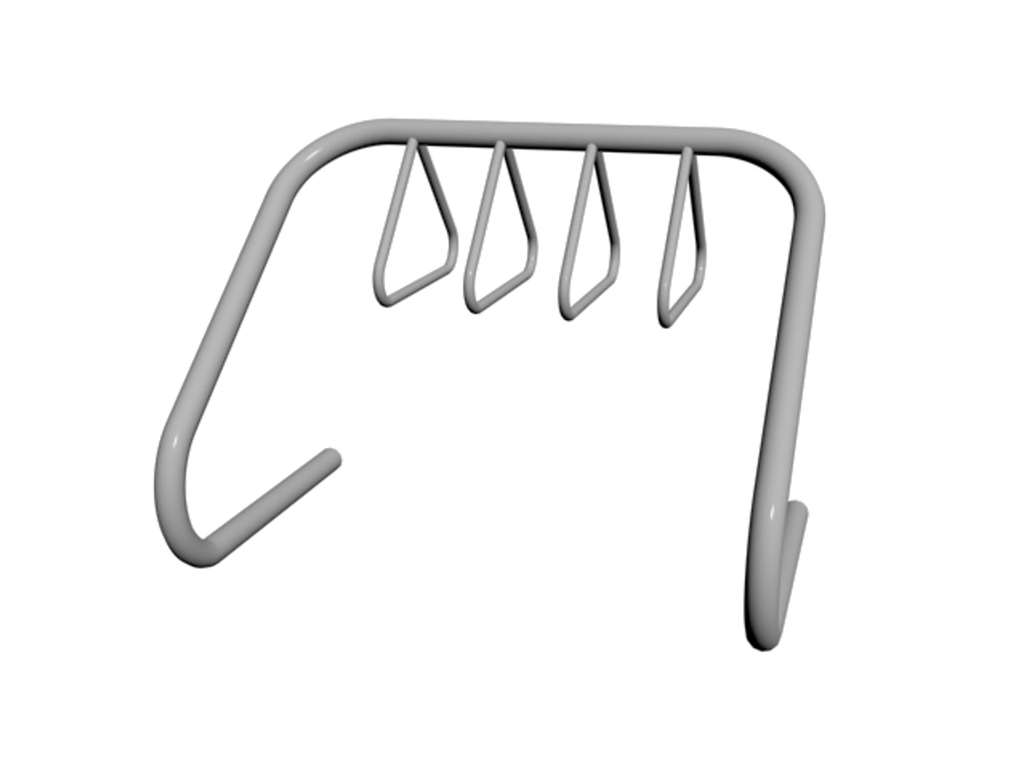 Bike Rack Model - TurboSquid 1456178