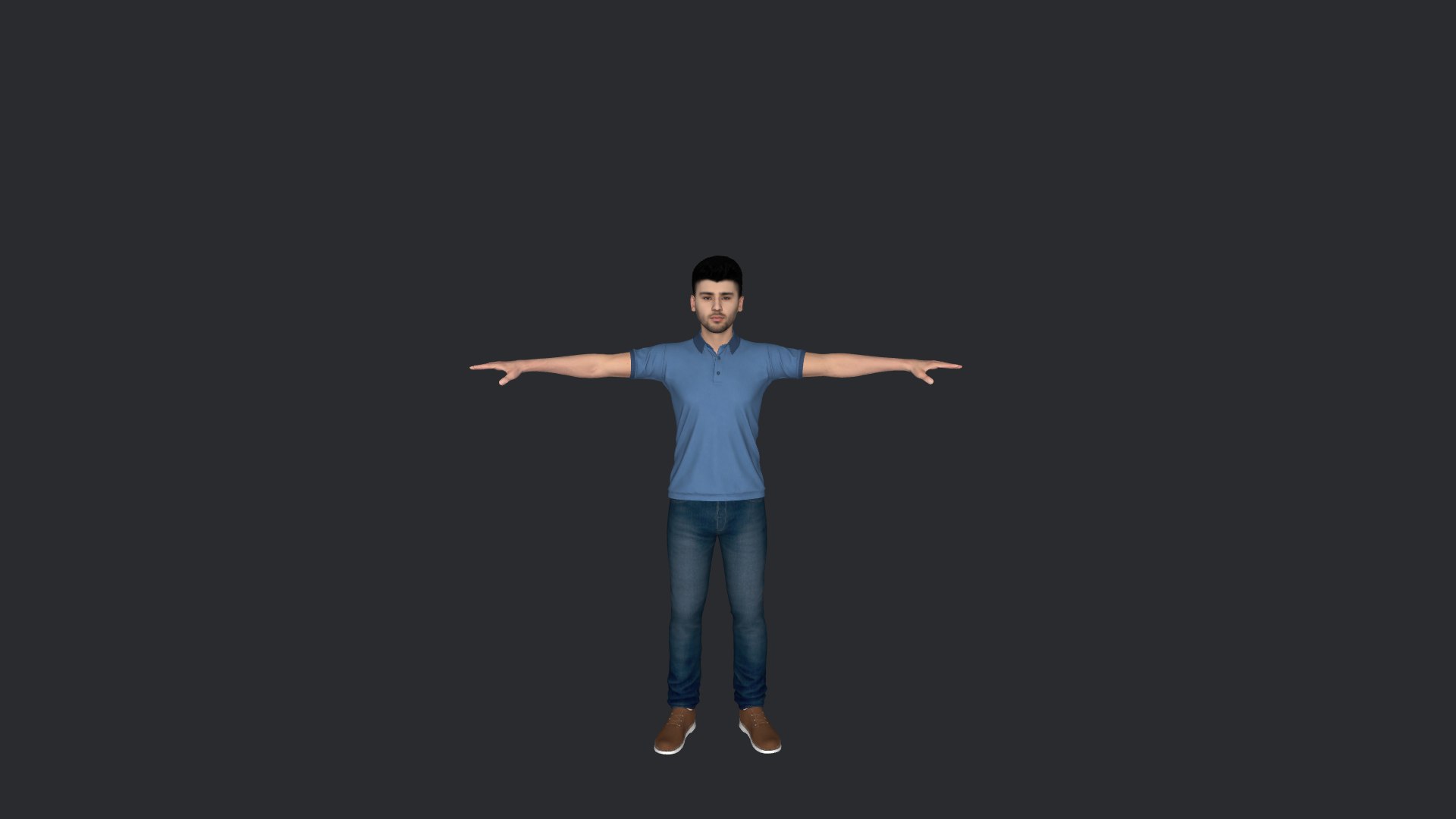 3D Model Zayn Malik Hyper Realistic Full Body Fully Rigged 3D Character ...