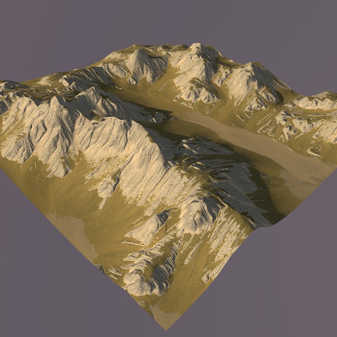 Mountains Pack 3ds