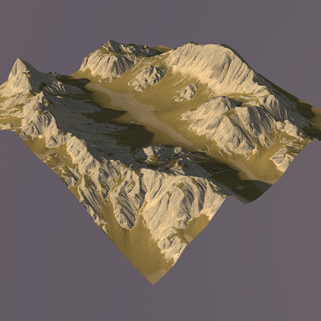 Mountains Pack 3ds