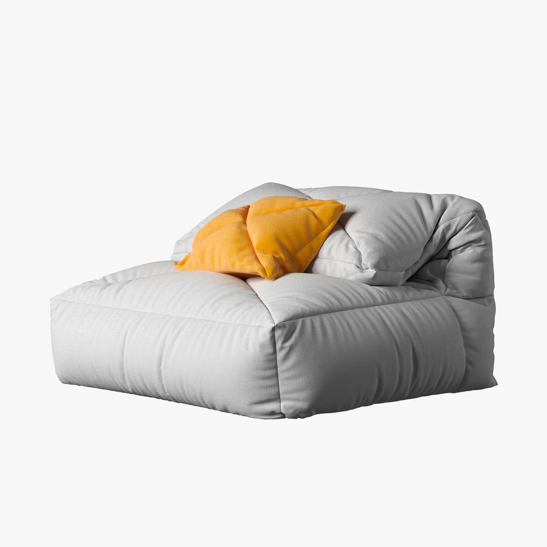 3D Fluffy Armchair Model - TurboSquid 1836740