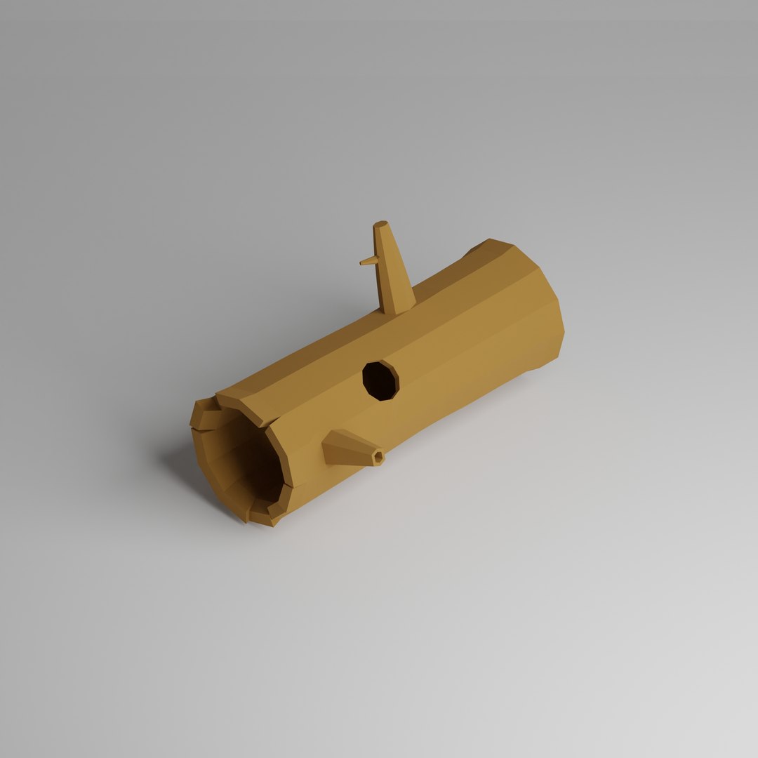 Low Poly Trunk 3D Model - TurboSquid 1979592