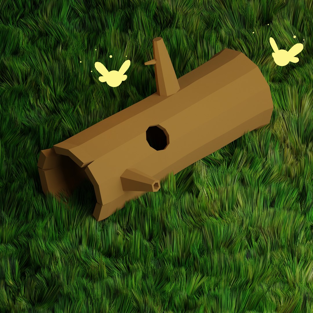 Low Poly Trunk 3D Model - TurboSquid 1979592