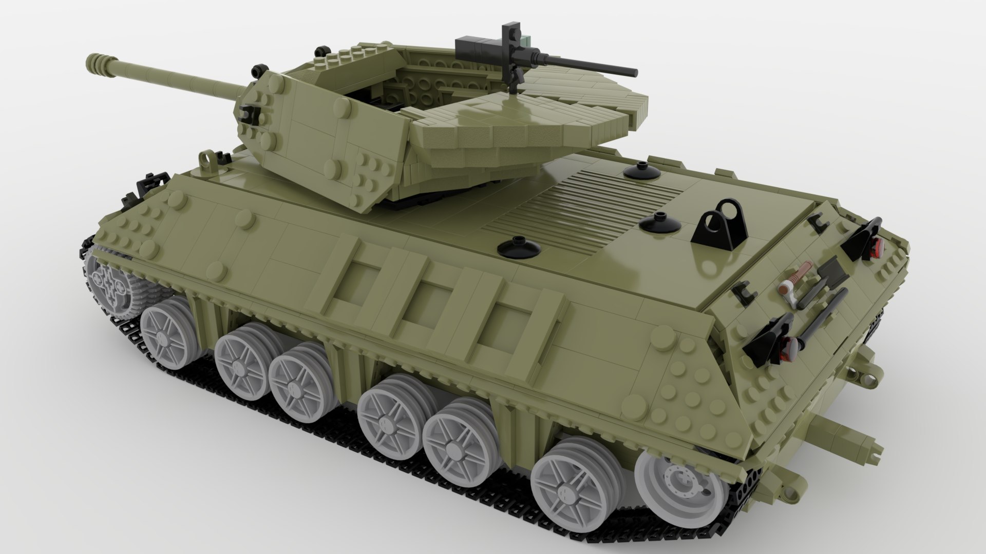 Lego M10 Wolverine Tank Destroyer 3D Model - TurboSquid 1877312