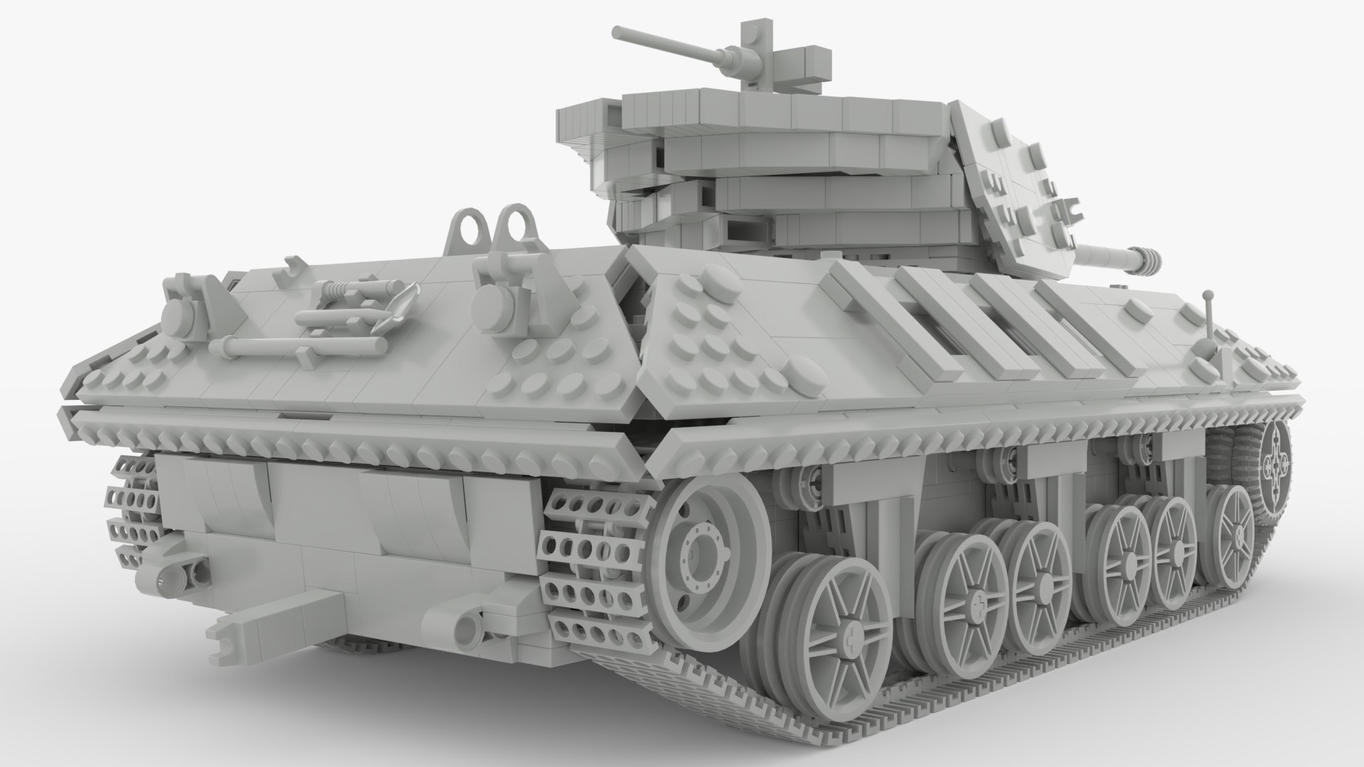 Lego M10 Wolverine Tank Destroyer 3D Model - TurboSquid 1877312