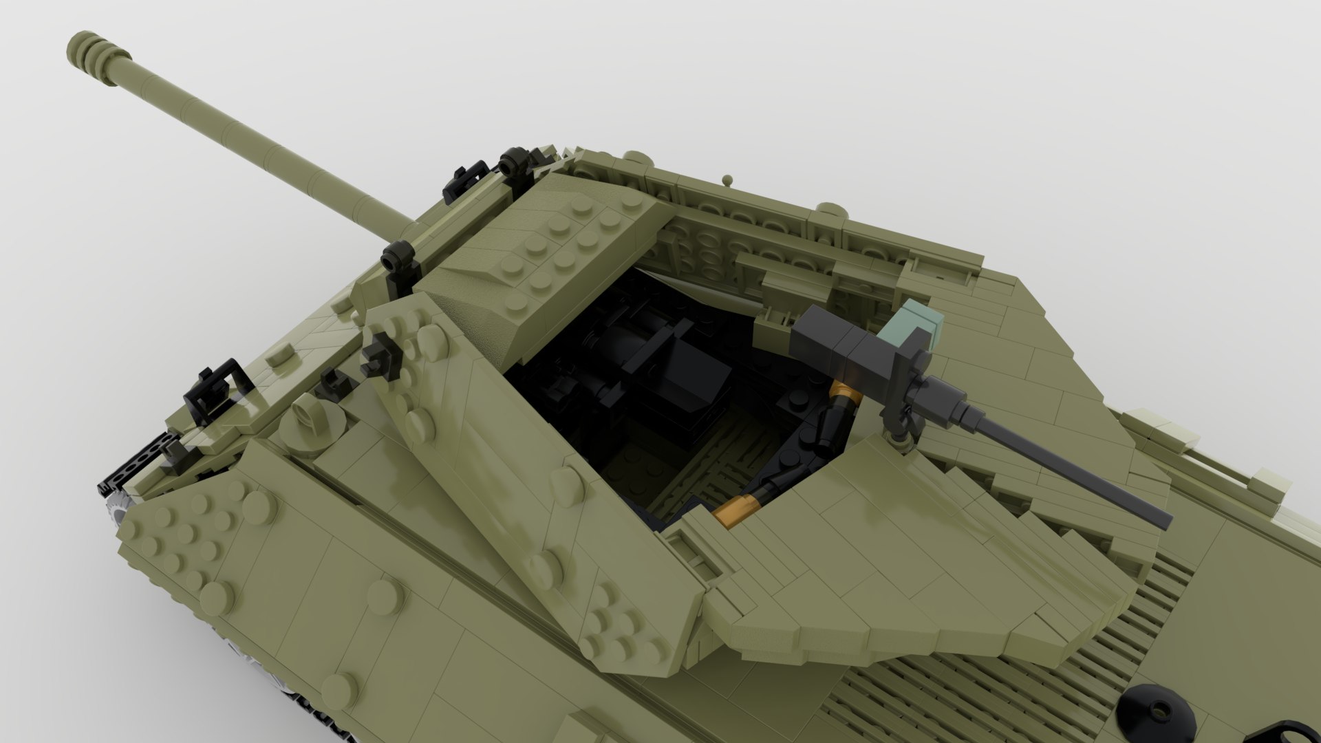 Lego M10 Wolverine Tank Destroyer 3D Model - TurboSquid 1877312