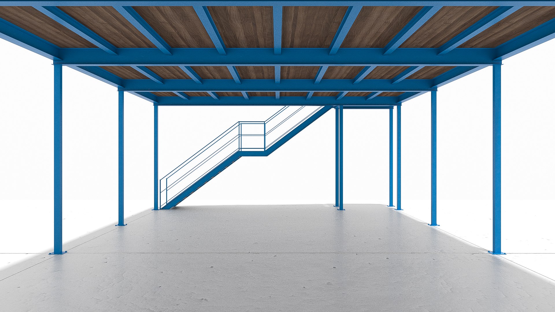 3D Model Mezzanine 02 - TurboSquid 1914443