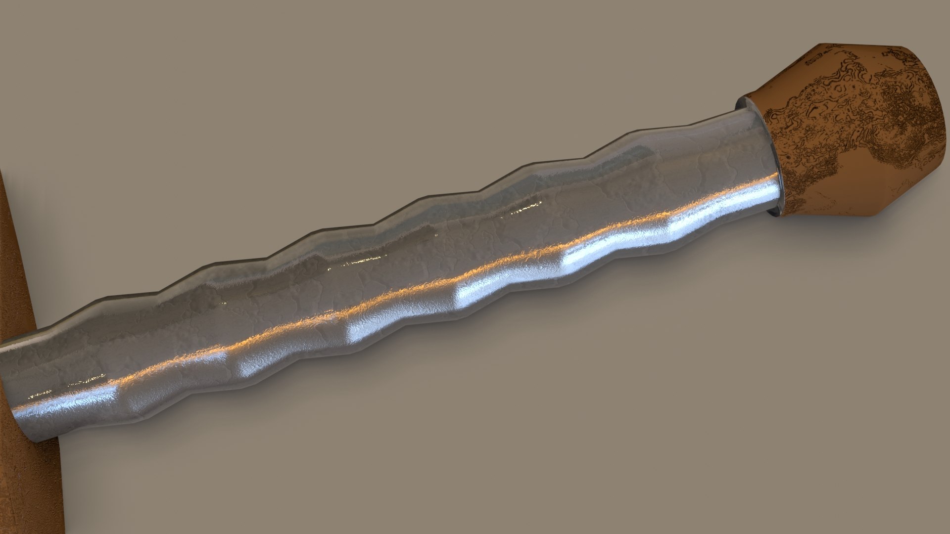 3D PBR Beginner Sword - TurboSquid 1738671