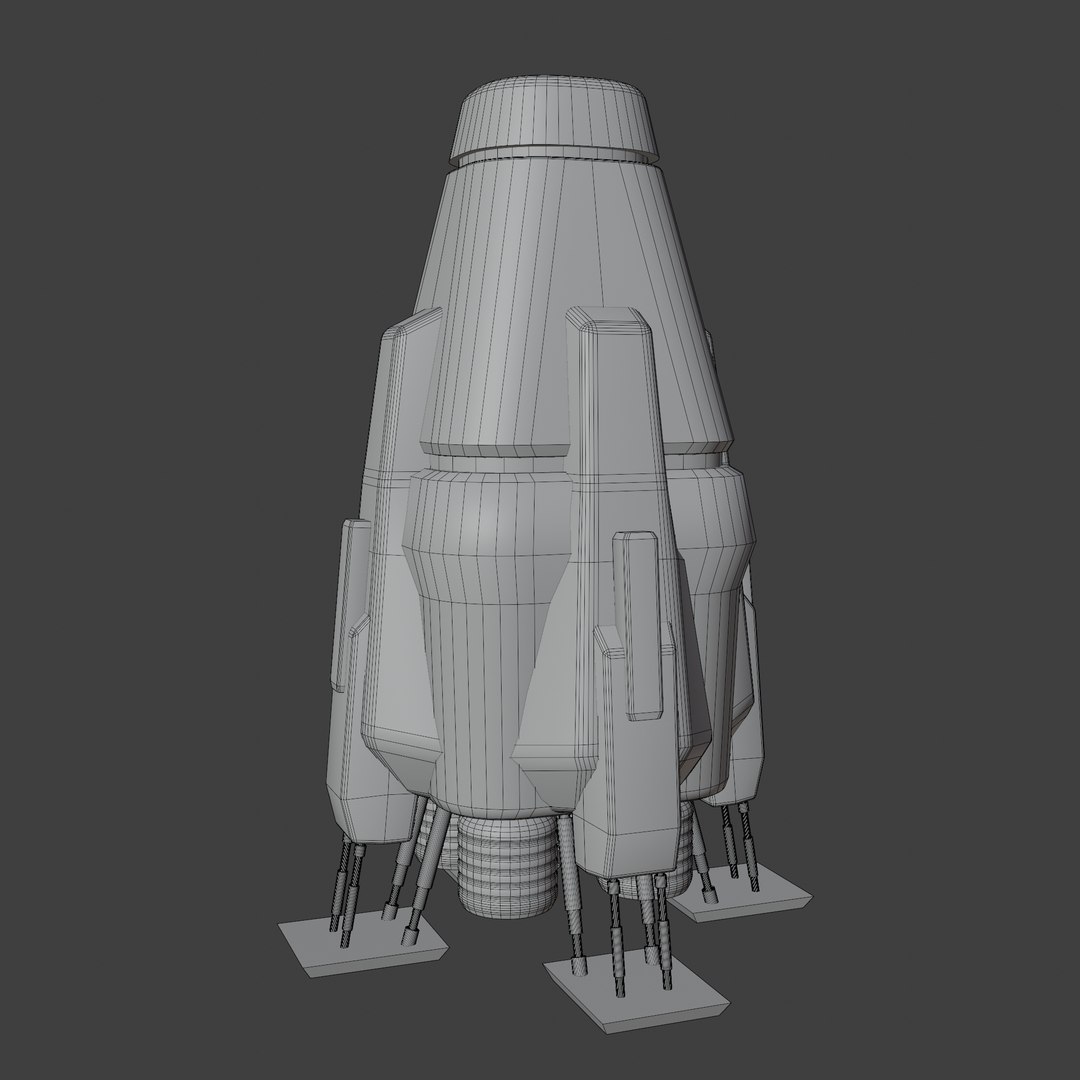 Spacecraft Base Mesh 3D - TurboSquid 1744698