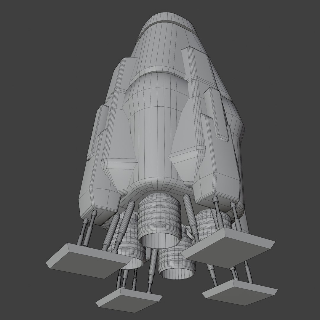 Spacecraft Base Mesh 3D - TurboSquid 1744698