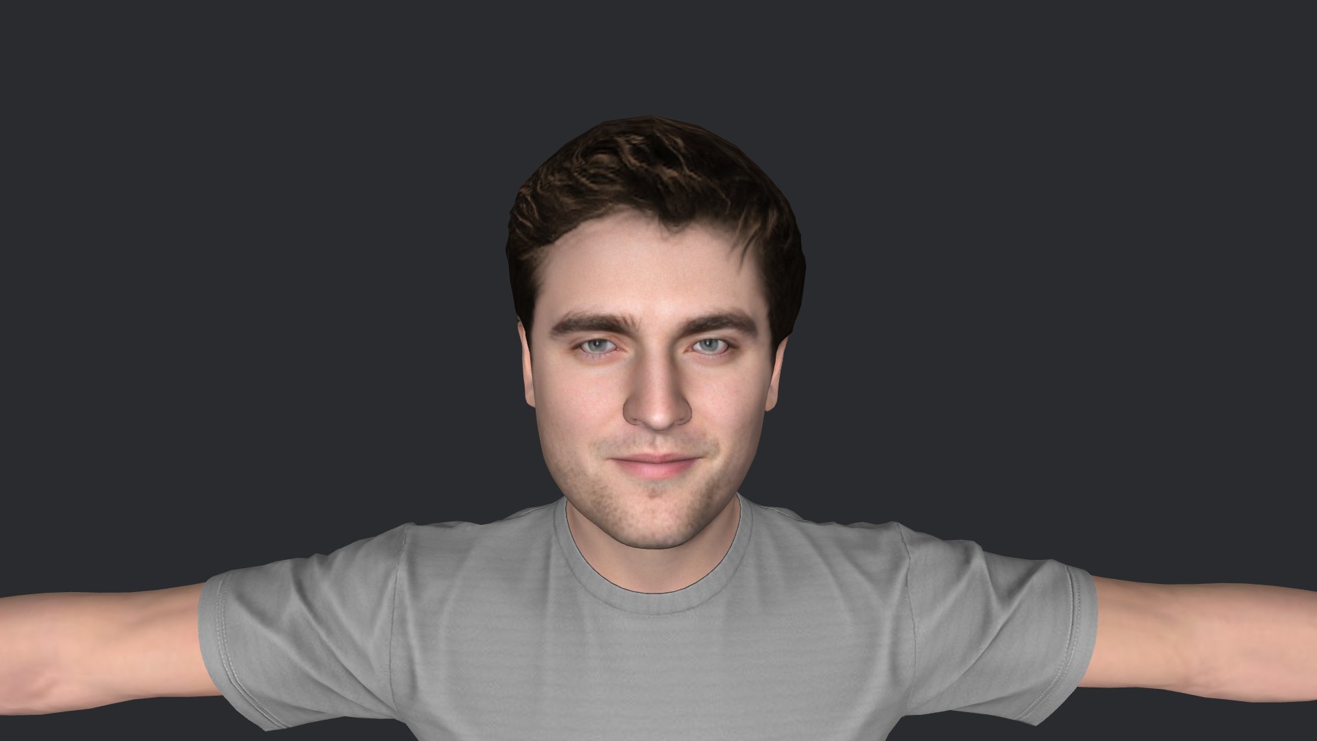 3D Model Robert Pattinson Hyper Realistic Full Body Fully Rigged 3D ...