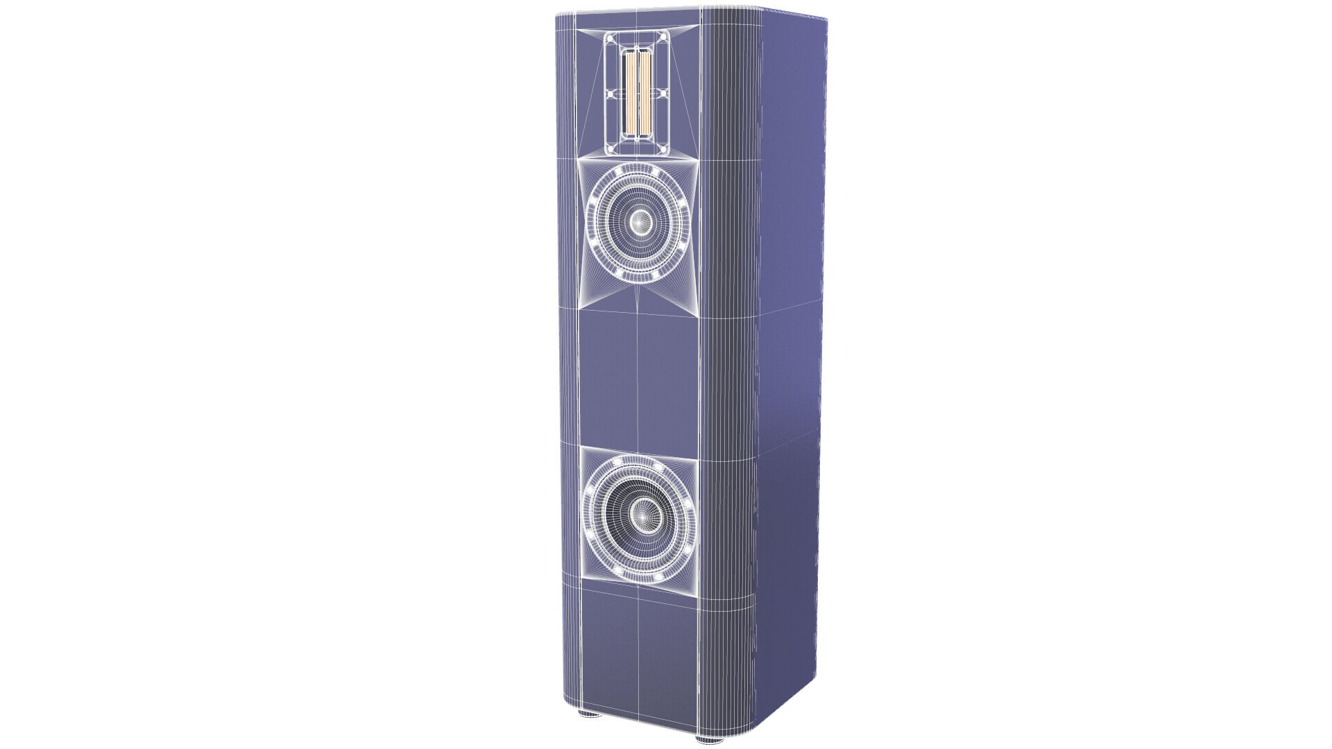 3D Classic Stereo Ribbon FloorStanding Speaker 145 Model - TurboSquid ...